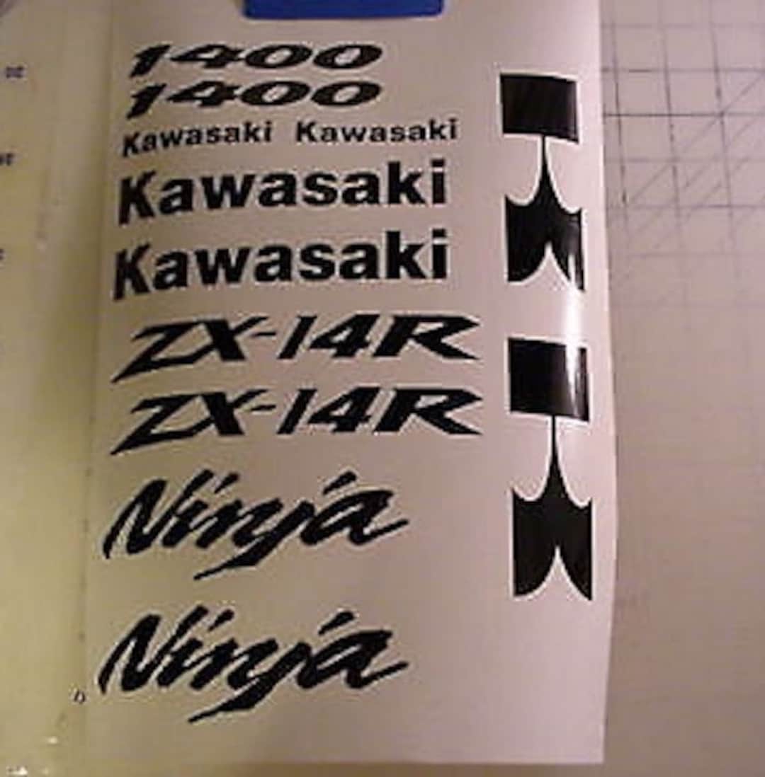 Kawasaki Ninja 1400 ZX14R ZX-14R Color Decal Kit Made to Order 20 ...