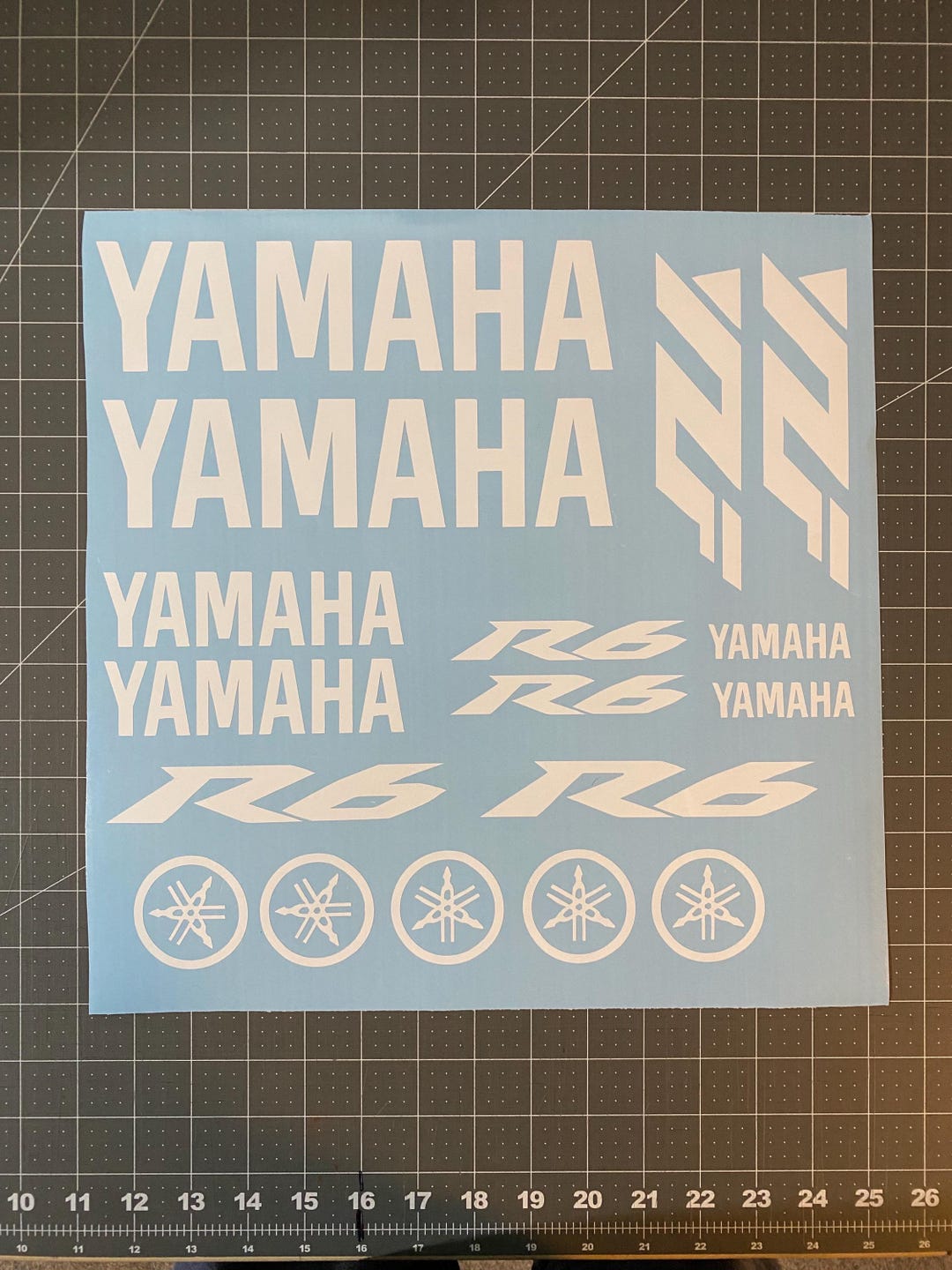YAMAHA R6 600 Decal Kit, Custom Motorcycle Graphics, Made to Order 20 ...