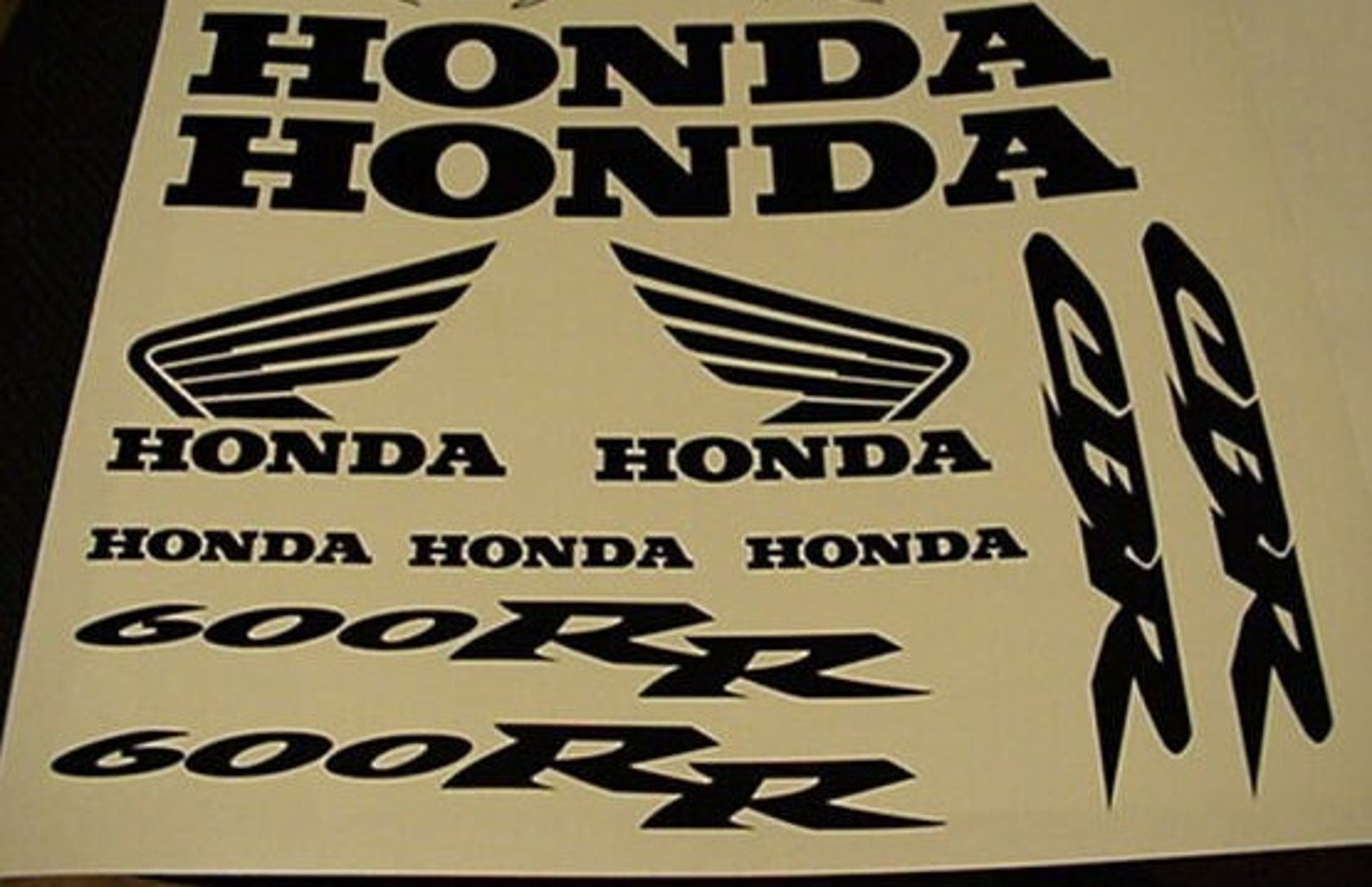 HONDA CBR 600RR 600 Rr Color Decal Kit Made to Order 20 Colors 03 04 05 ...