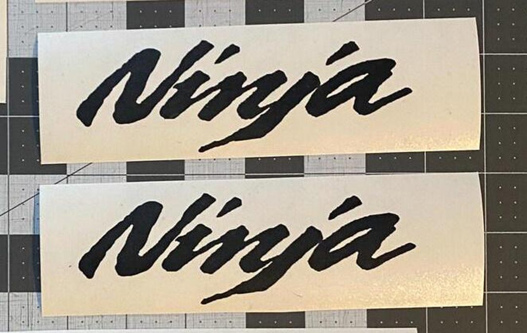 Kawasaki Ninja Decal Graphics (2 Ea. per Pack) High Quality Vinyl Decal ...