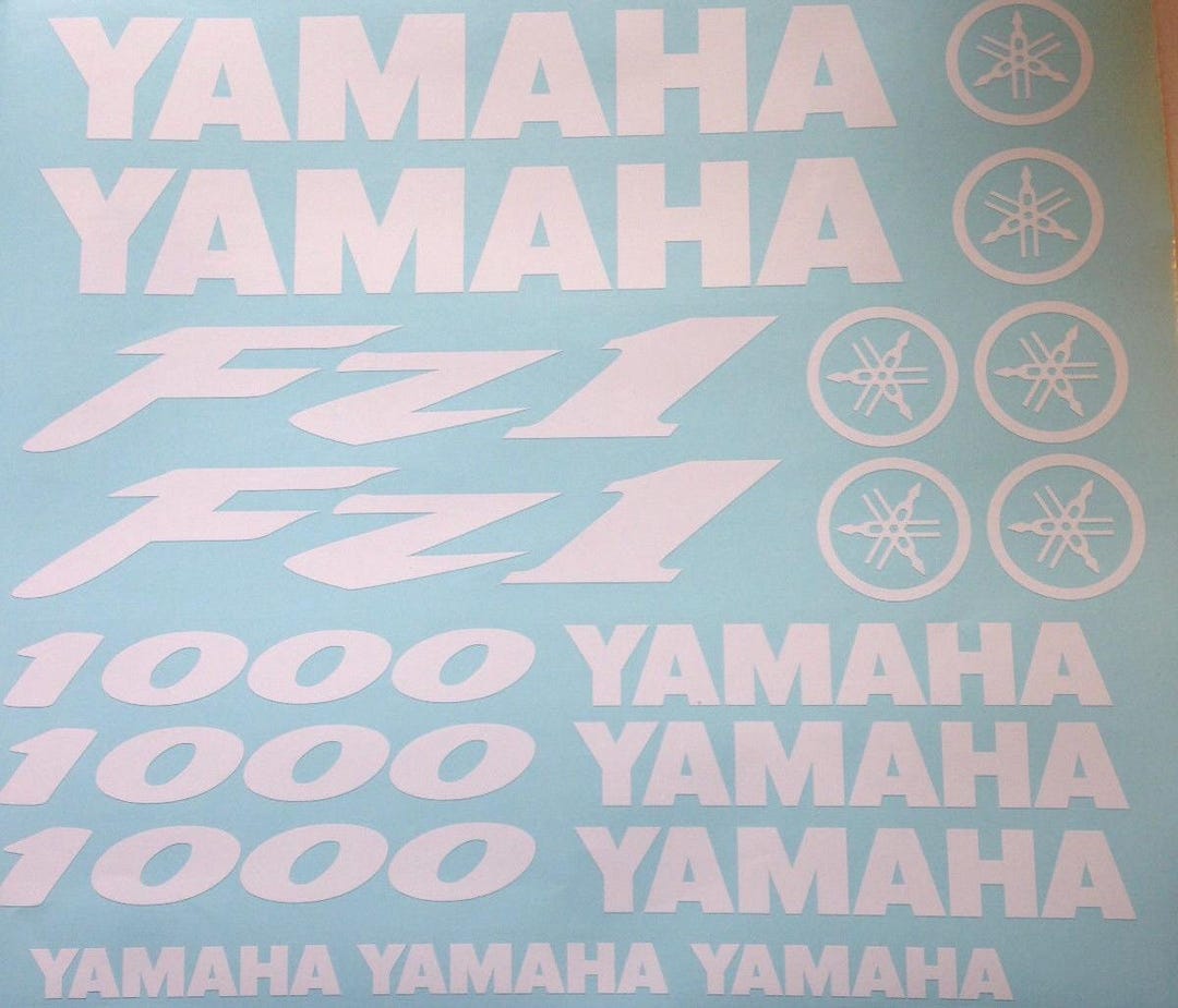 YAMAHA FZ1 1000 Decal Kit, Custom Motorcycle Graphics, Made to Order in ...