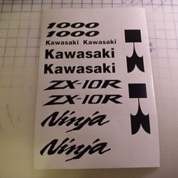 Zx10r Decal Kit - Etsy