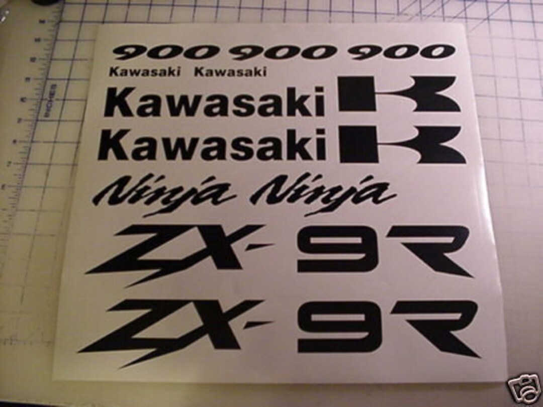 Kawasaki Ninja 900 ZX9R ZX-9R Color Decal Kit, Custom Graphics, Made to ...