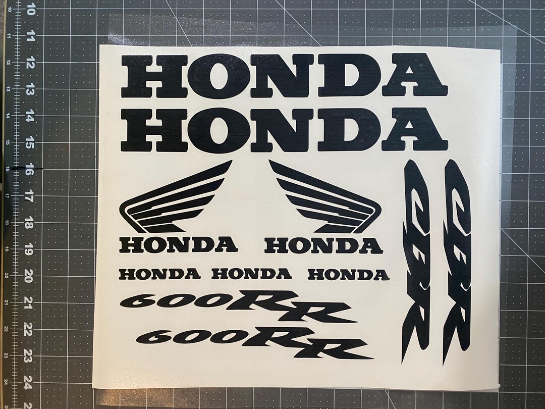 HONDA CBR 600RR 600 Rr Color Decal Kit, Custom Motorcycle Graphics ...