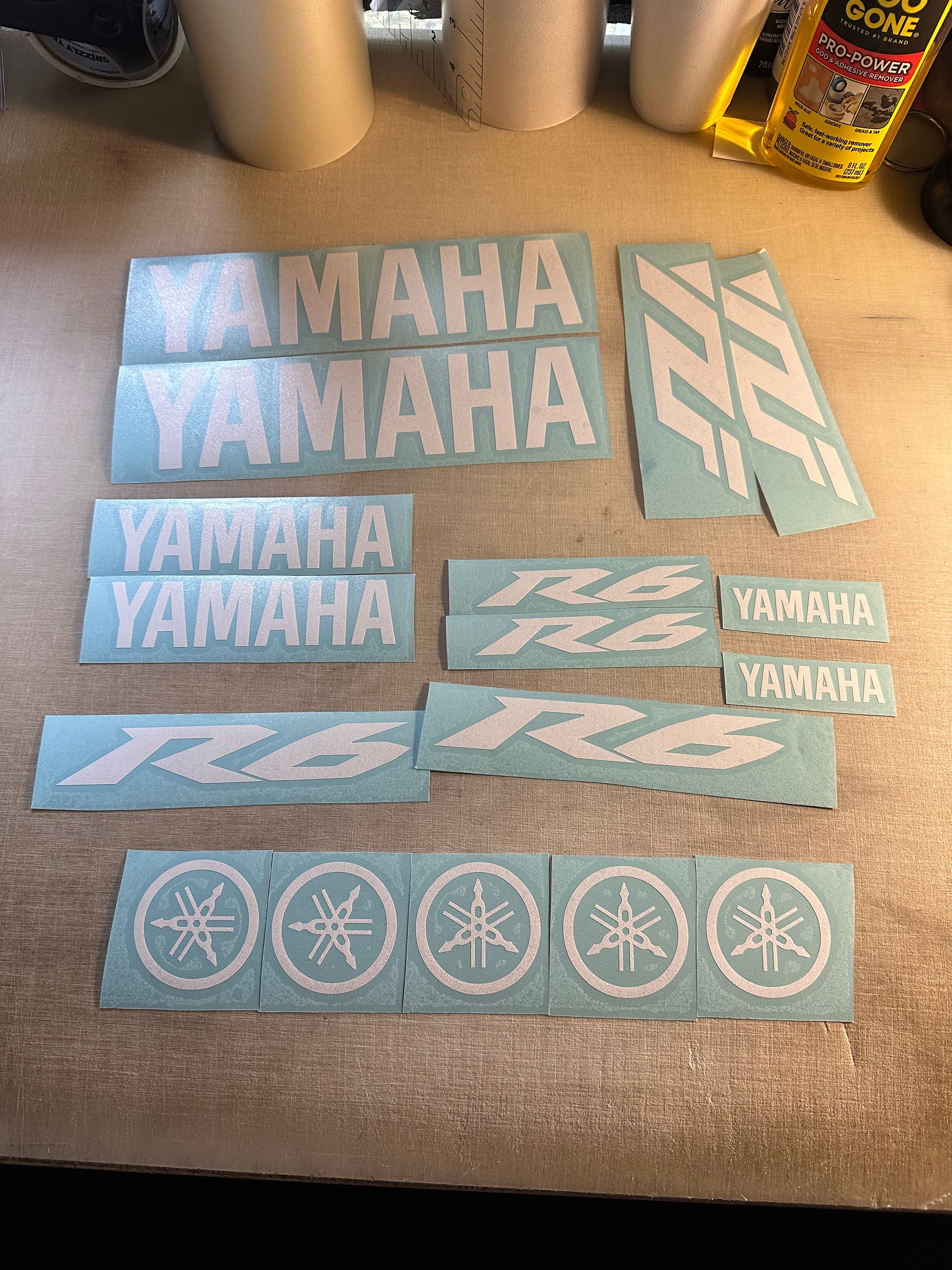 YAMAHA R6 600 Decal Kit Made to Order 20 Colors 06 07 08 09 010 11 12 ...