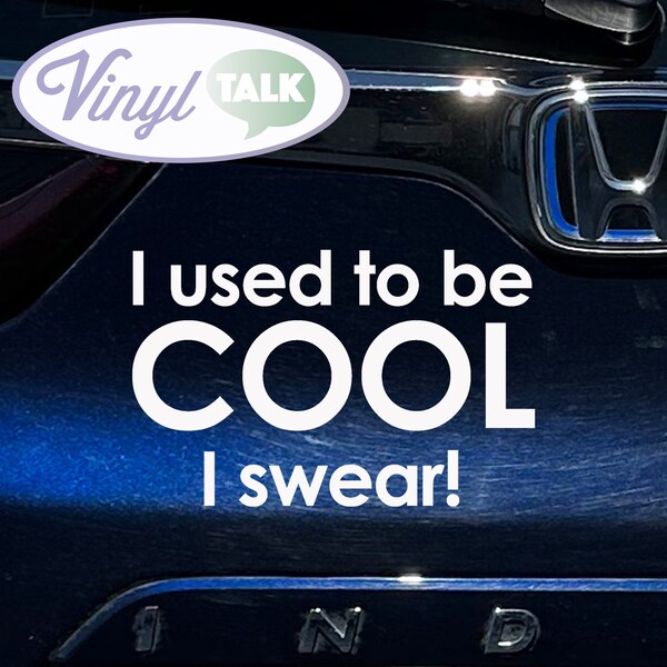 I Used to Be Cool Decal - Etsy