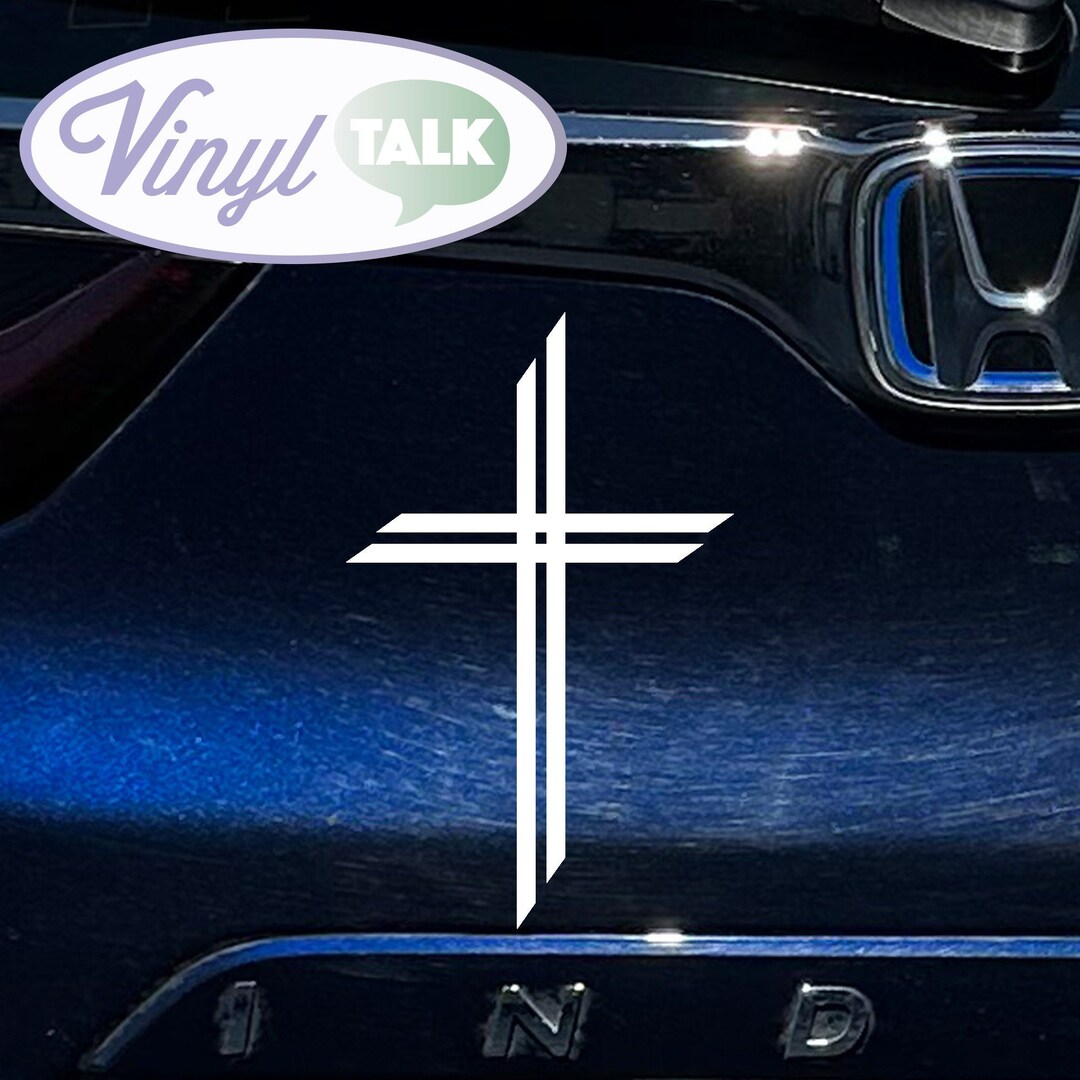 Crucifix Cross Christian Symbol Jesus Christ Car Decal Vinyl Sticker - Etsy