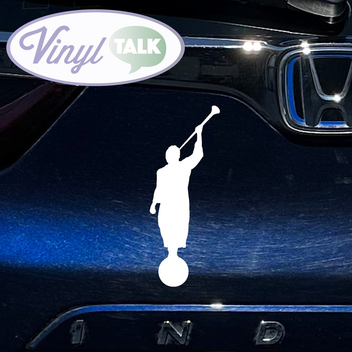 Angel Moroni Car Decal Vinyl Sticker Mormon Latter Day - Etsy