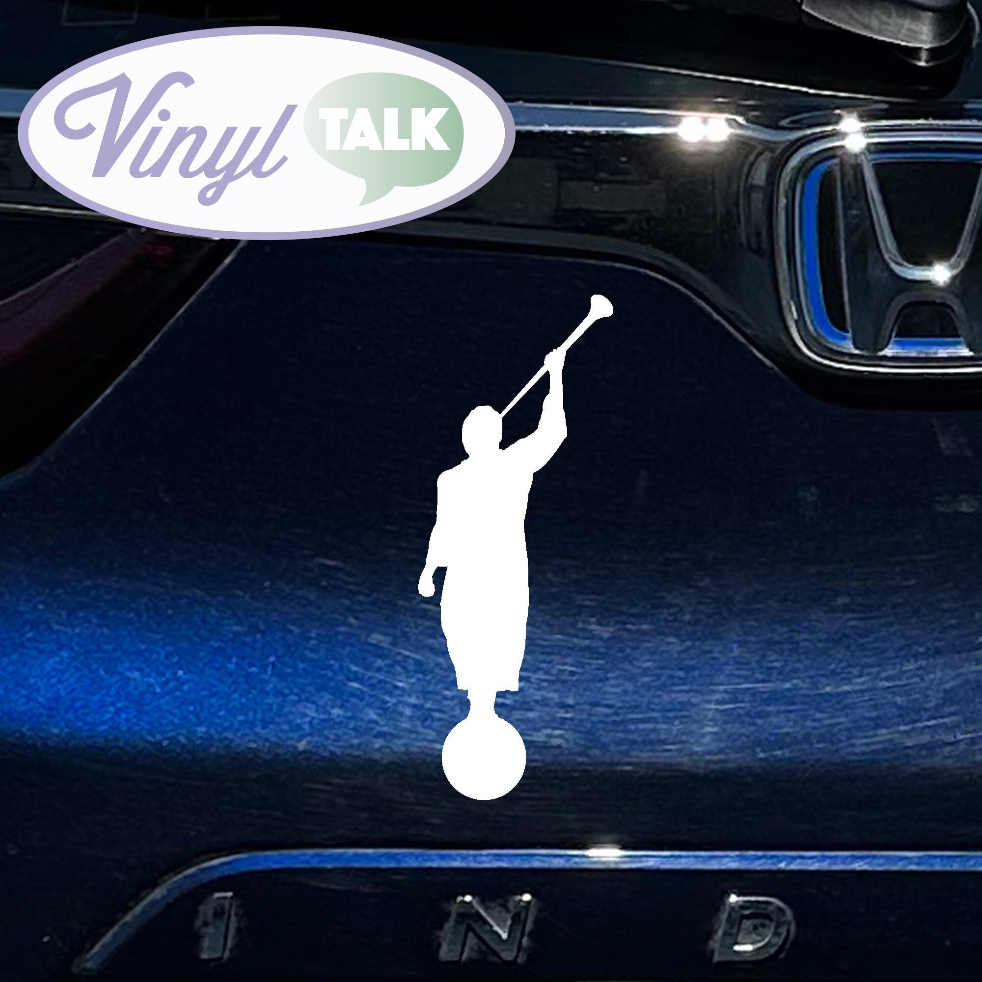 Angel Moroni Car Decal Vinyl Sticker Mormon Latter Day - Etsy