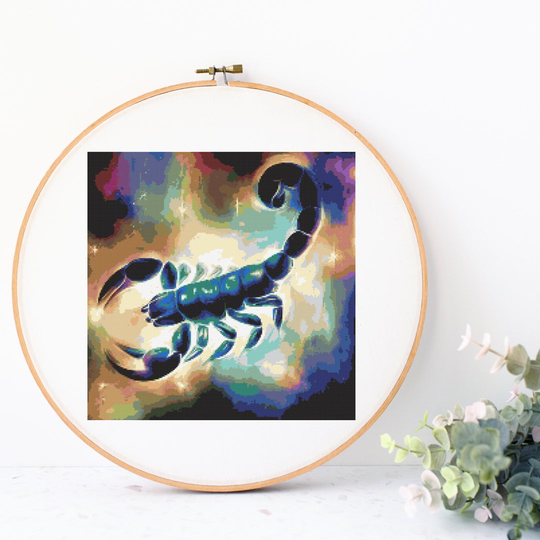 Cross Stitch Design cross Stitch Scorpio, PDF Pattern, Digital Download ...