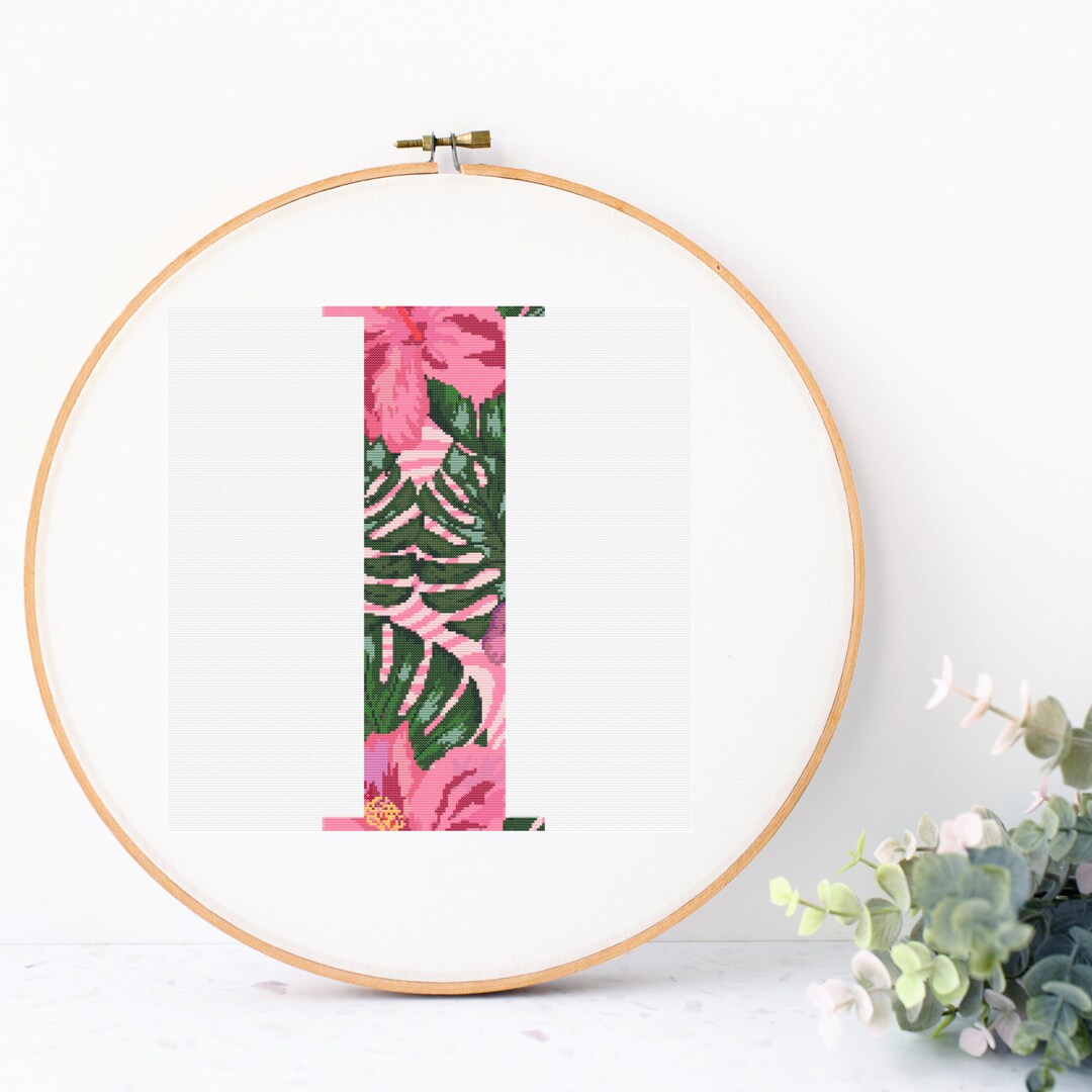 Letter I Cross Stitch Pattern. Digital Pattern. Letter I. PDF Digital ...