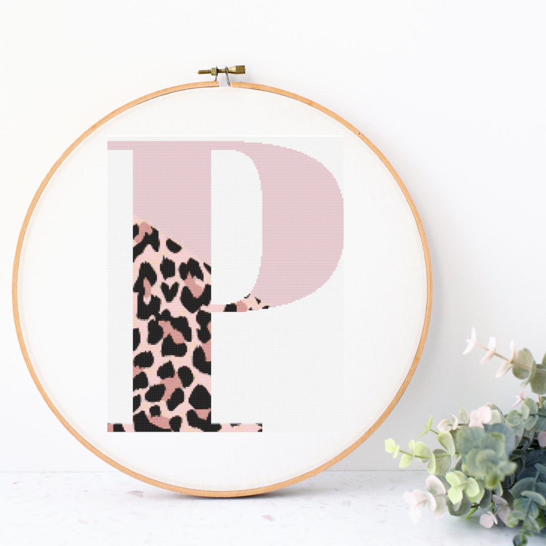 Cross Stitch Pattern Letter P X-stitch Pattern Cross Stitch Chart ...