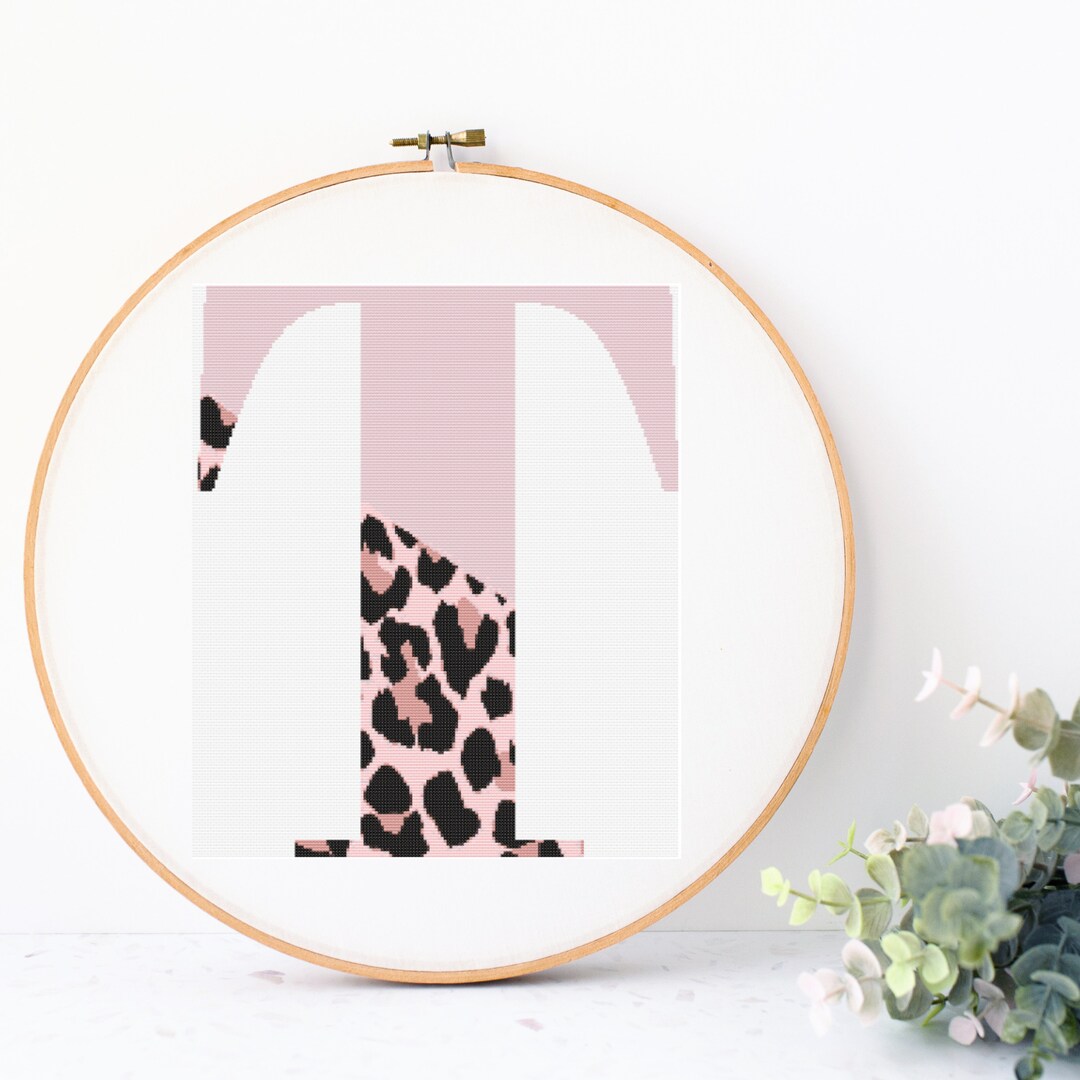 Cross Stitch Pattern Letter T X-stitch Pattern Cross Stitch Chart ...