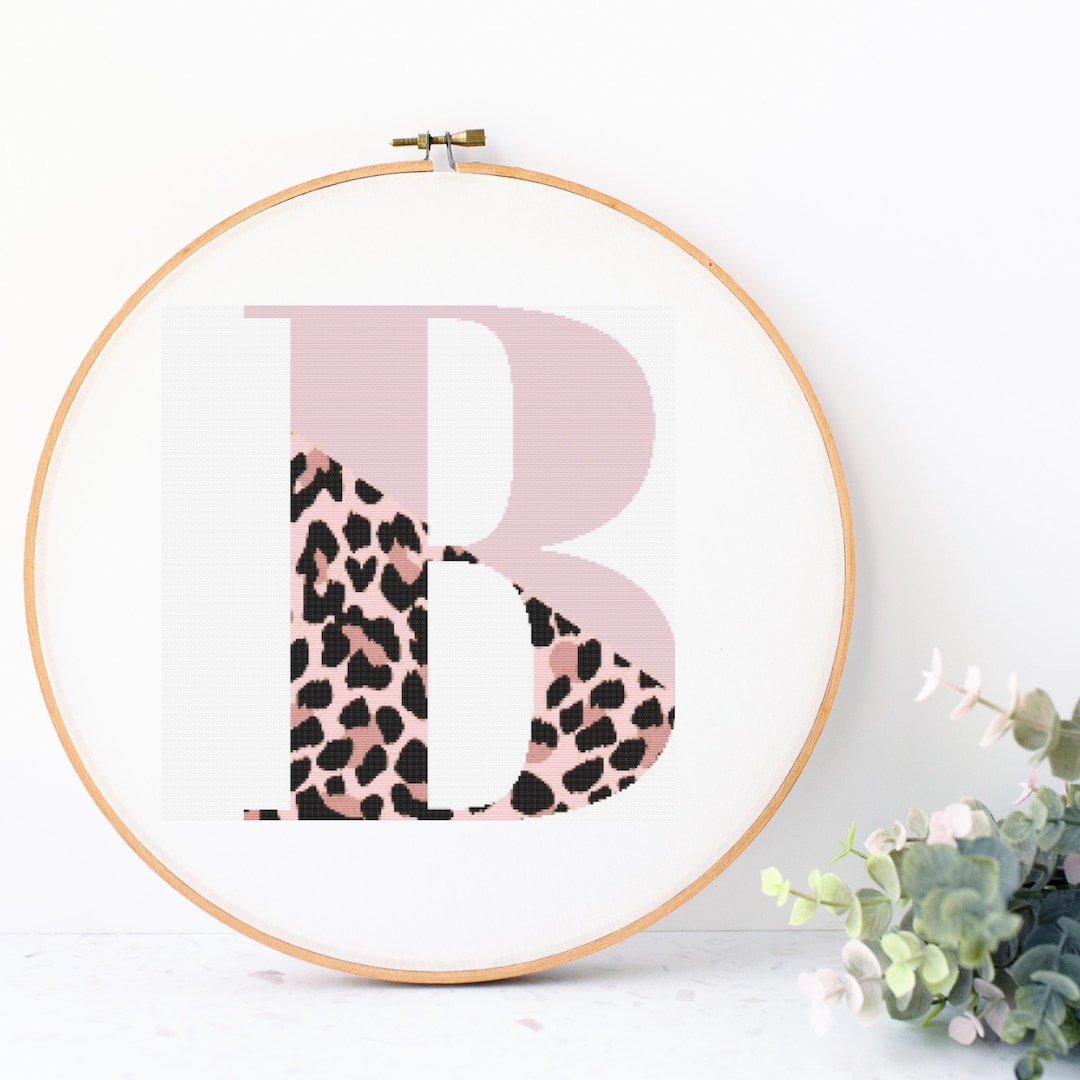 Cross Stitch Pattern Letter B X-stitch Pattern Cross Stitch Chart ...