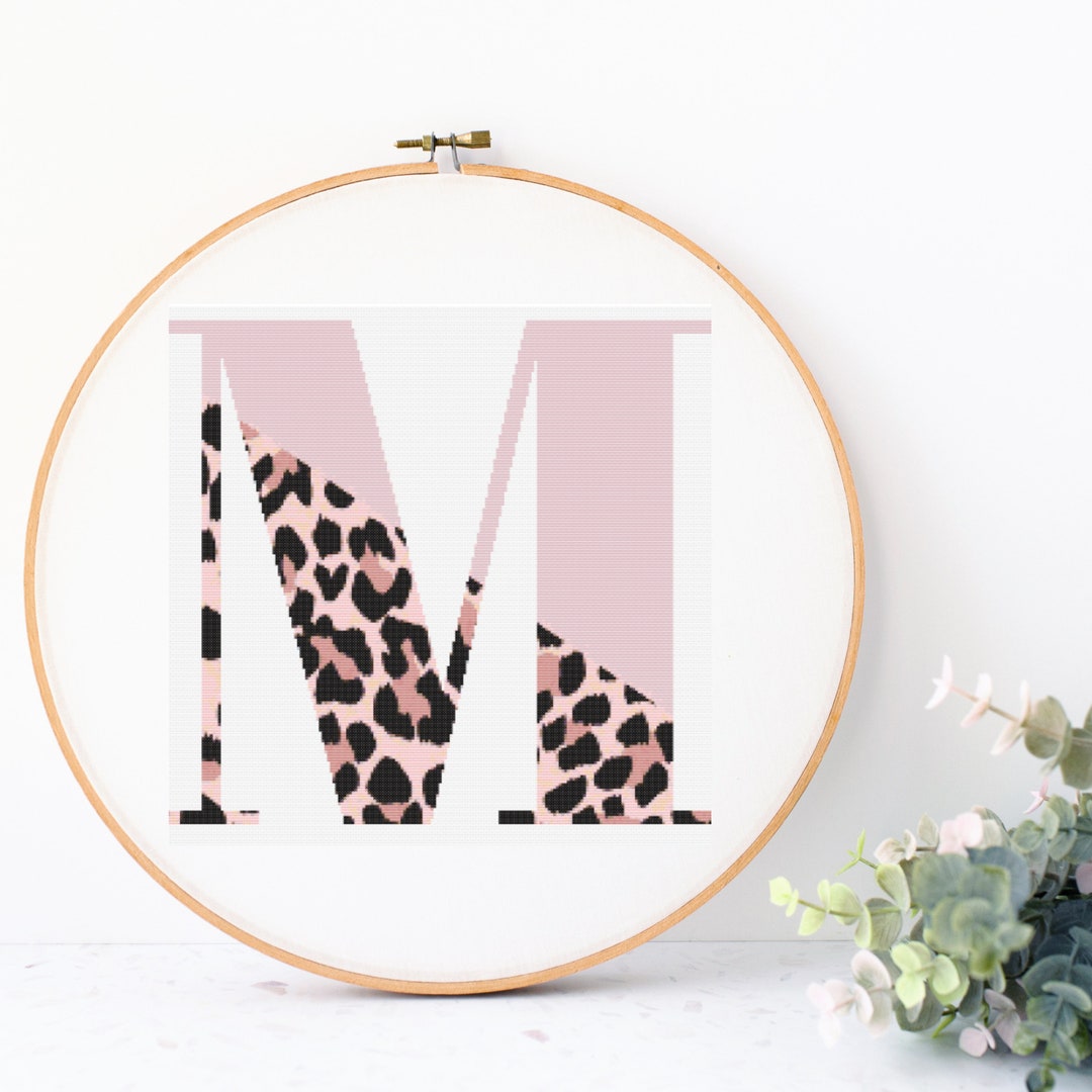Cross Stitch Pattern Letter M X-stitch Pattern Cross Stitch Chart ...