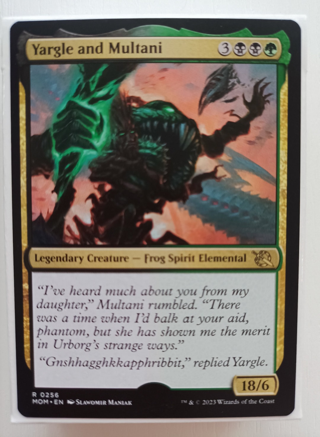 Yargle and Multani – Slawomir Maniak - Magic: the Gathering Artproof - Etsy