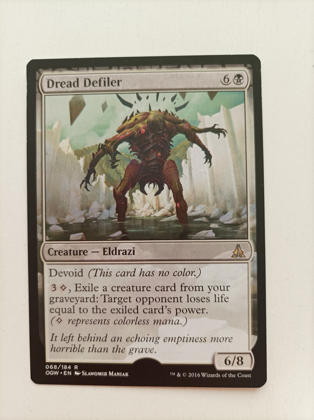 Dread Defiler – Slawomir Maniak - Magic: the Gathering Artproof - Etsy