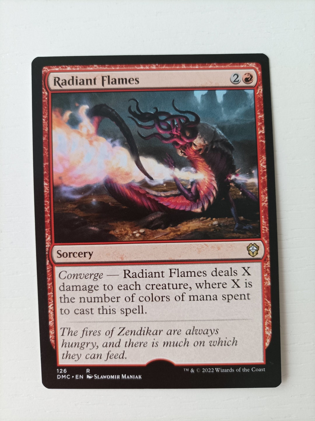 Radiant Flames – Slawomir Maniak - Magic: the Gathering Artproof - Etsy
