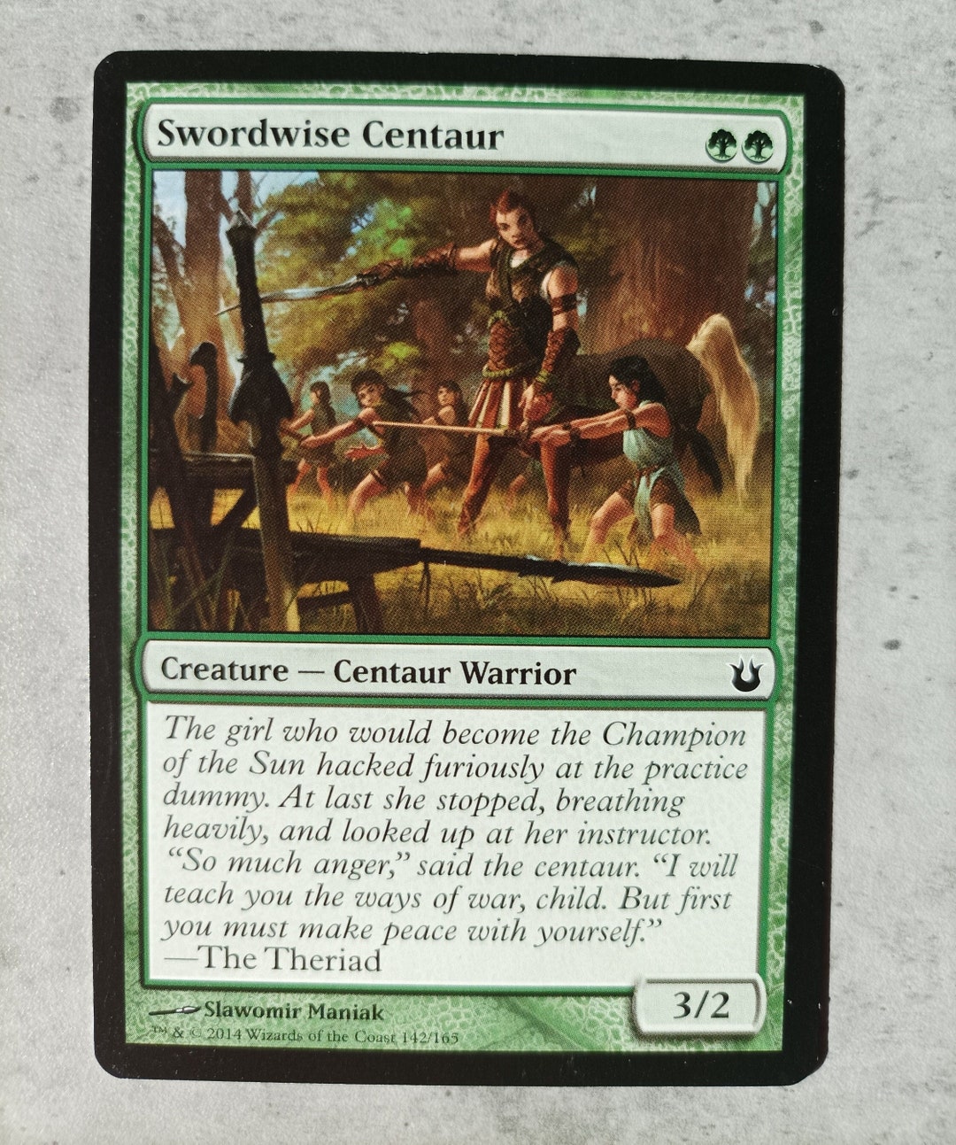 Swordwise Centaur – Slawomir Maniak - Magic: the Gathering Artproof - Etsy