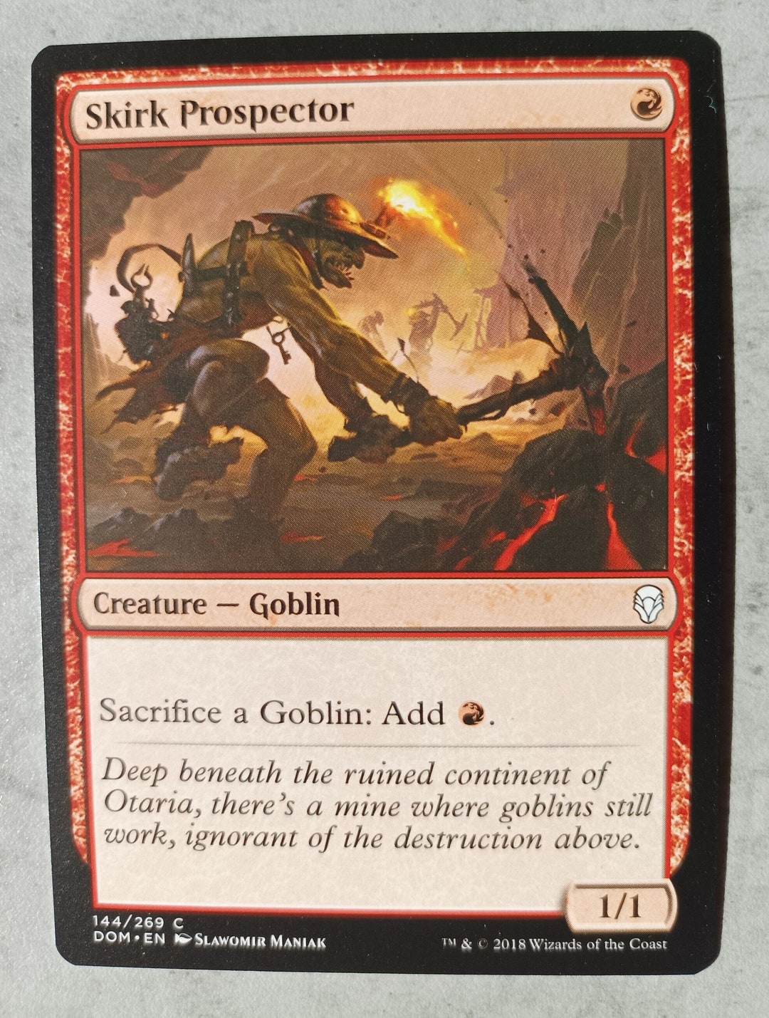 Skirk Prospector – Slawomir Maniak - Magic: the Gathering Artproof - Etsy