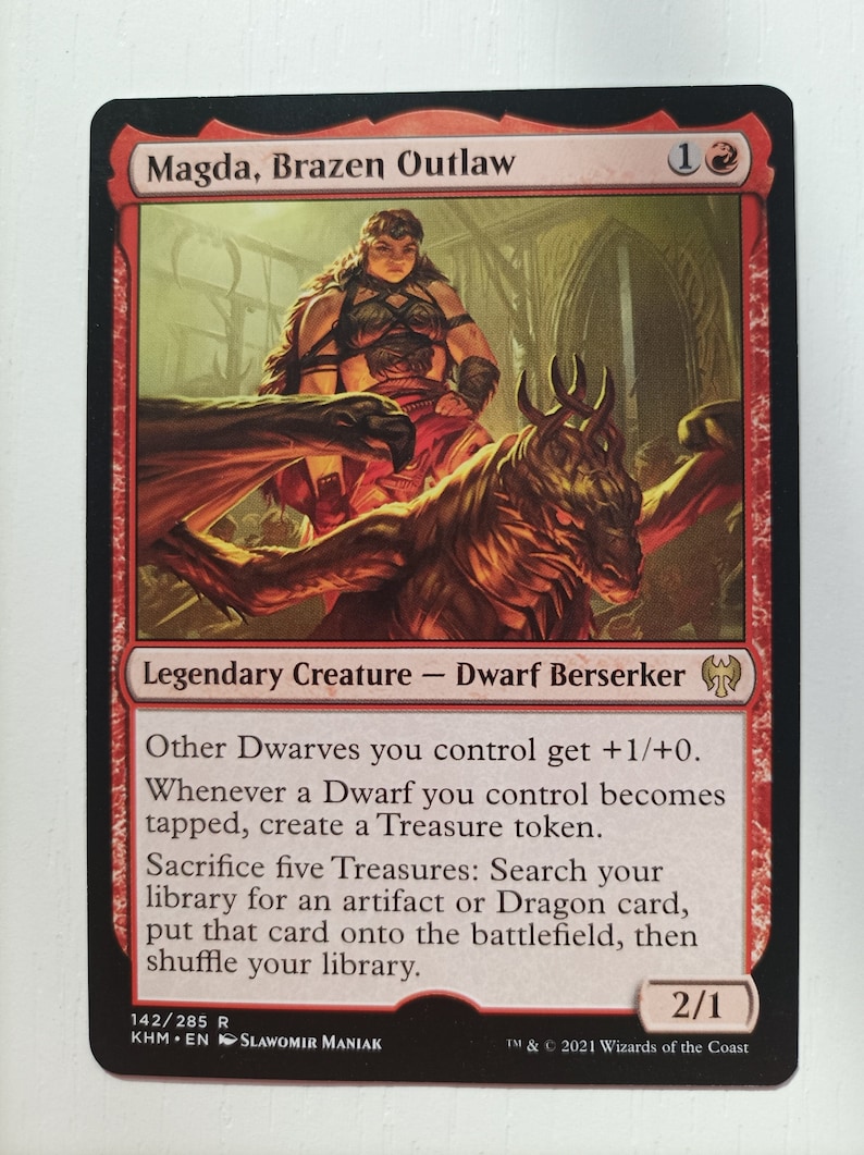 Magda, Brazen Outlaw – Slawomir Maniak - Magic: the Gathering - Etsy