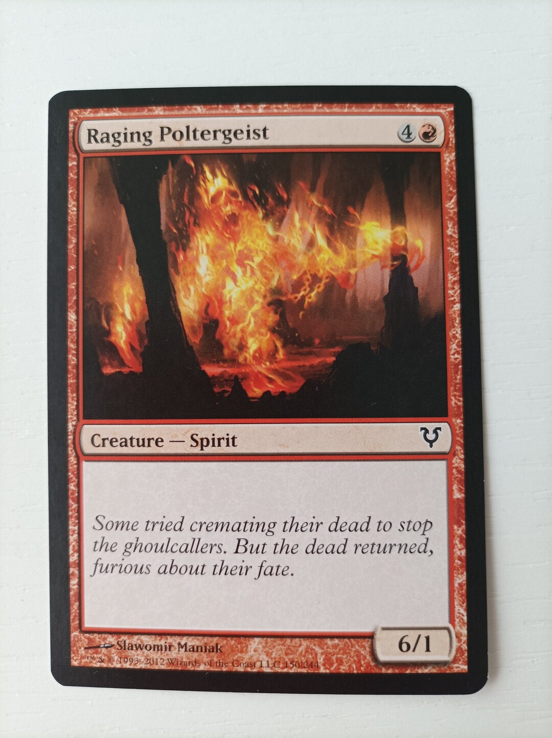 Raging Poltergeist – Slawomir Maniak - Magic: the Gathering Artproof - Etsy