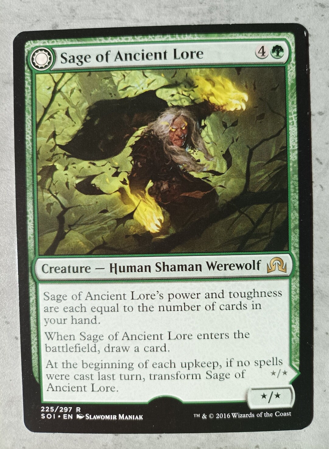 MTG Shadows Over Innistrad Magic The Gathering Sage Of Ancient Lore ...
