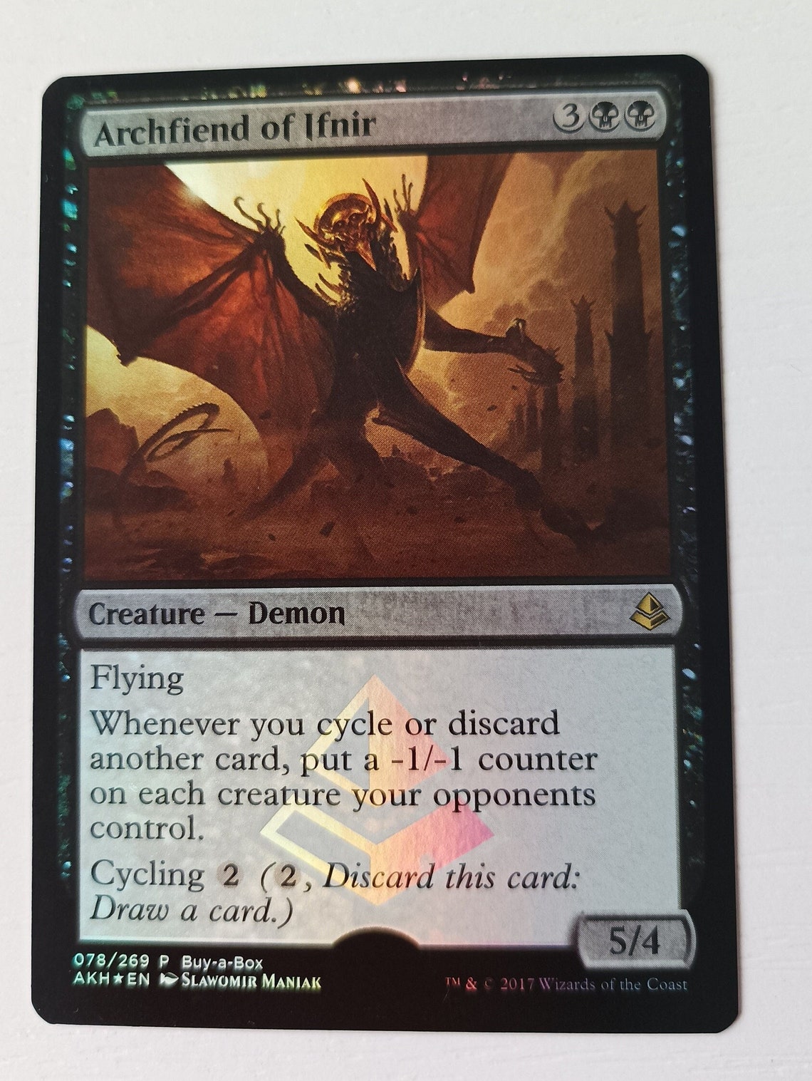 Archfiend of Ifnir – Slawomir Maniak - Magic: the Gathering Artproof - Etsy
