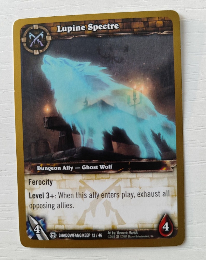 Lupine Spectre – Slawomir Maniak - World of Warcraft TCG - Etsy