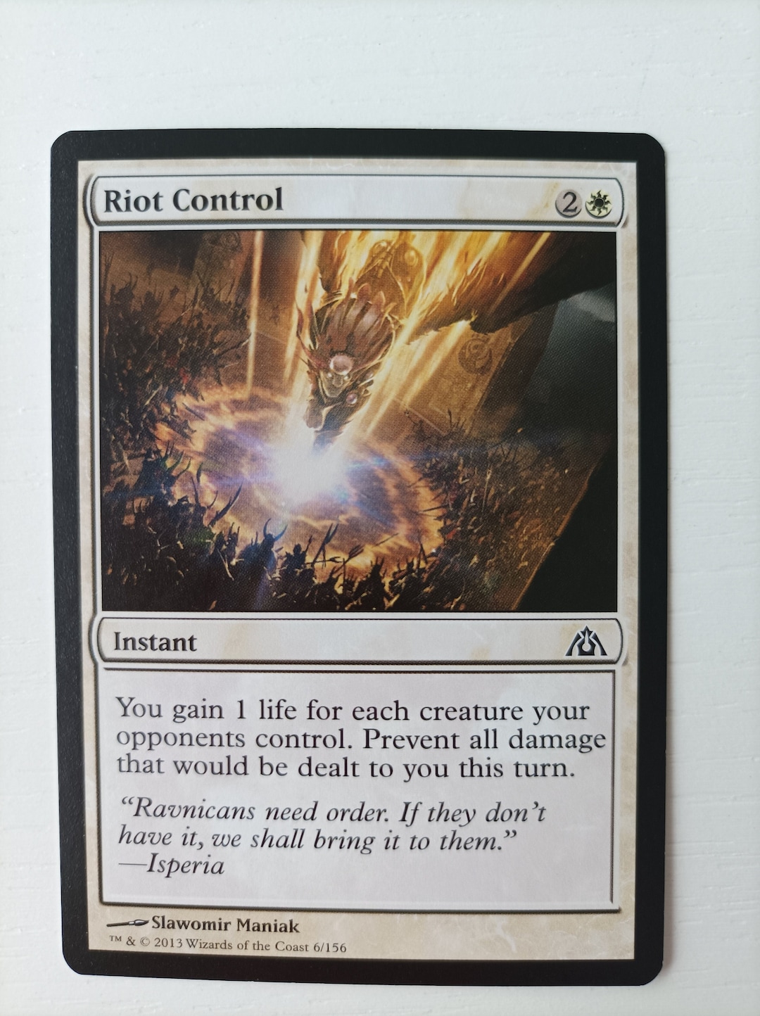 Riot Control – Slawomir Maniak - Magic: the Gathering Artproof - Etsy