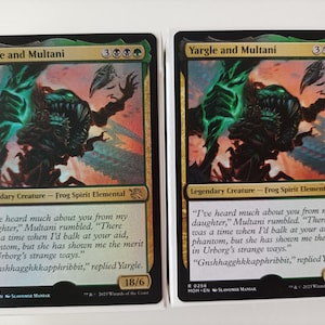 Yargle and Multani – Slawomir Maniak - Magic: the Gathering Artproof - Etsy