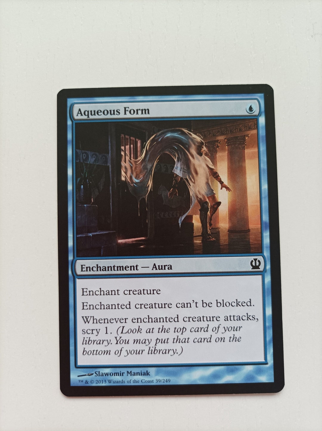 Aqueous Form – Slawomir Maniak - Magic: the Gathering Artproof - Etsy