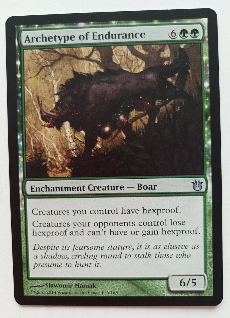 Archetype of Endurance Slawomir Maniak Magic: the Gathering Artproof - Etsy