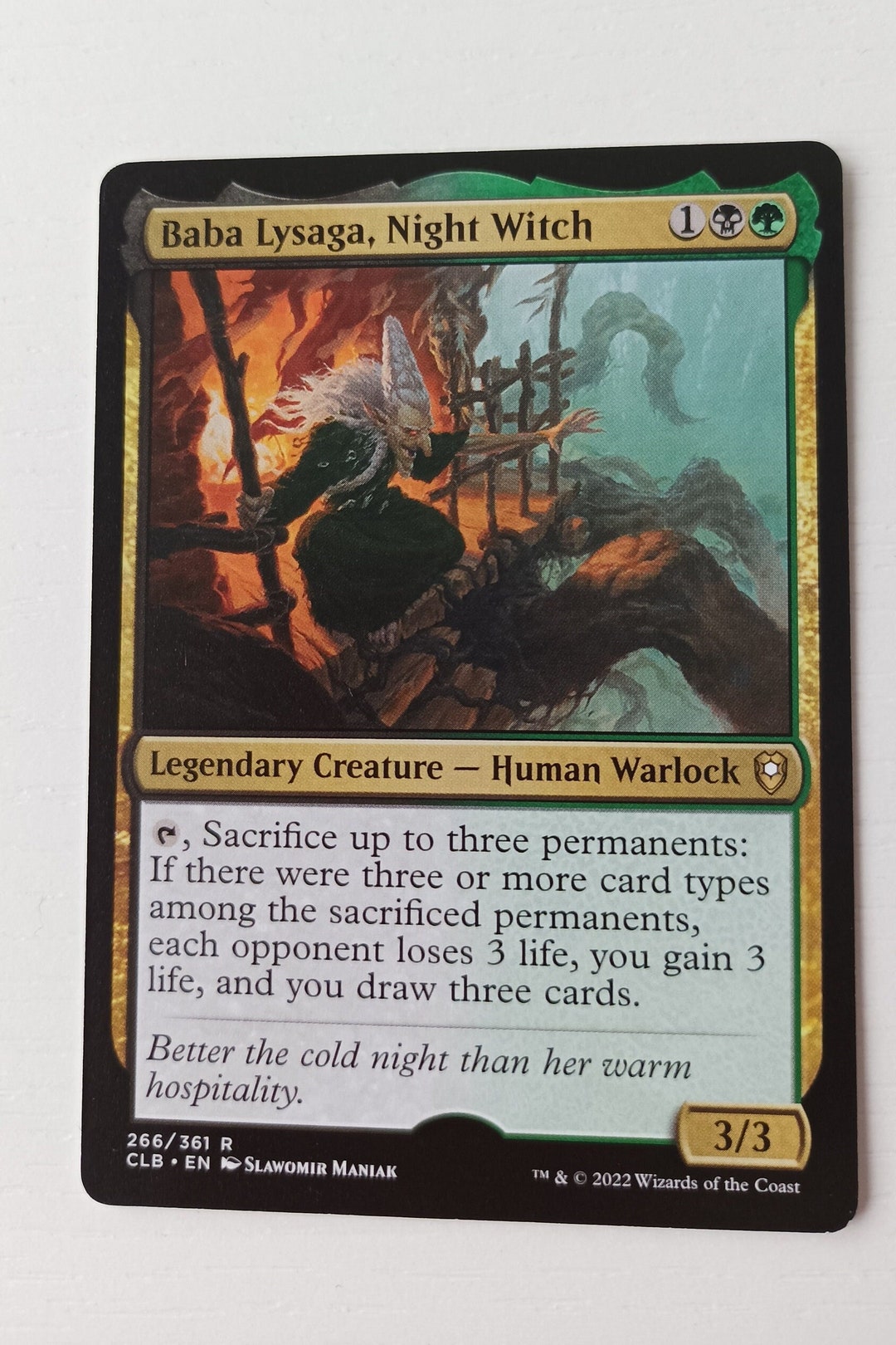 Baba Lysaga, Night Witch – Slawomir Maniak - Magic: the Gathering ...