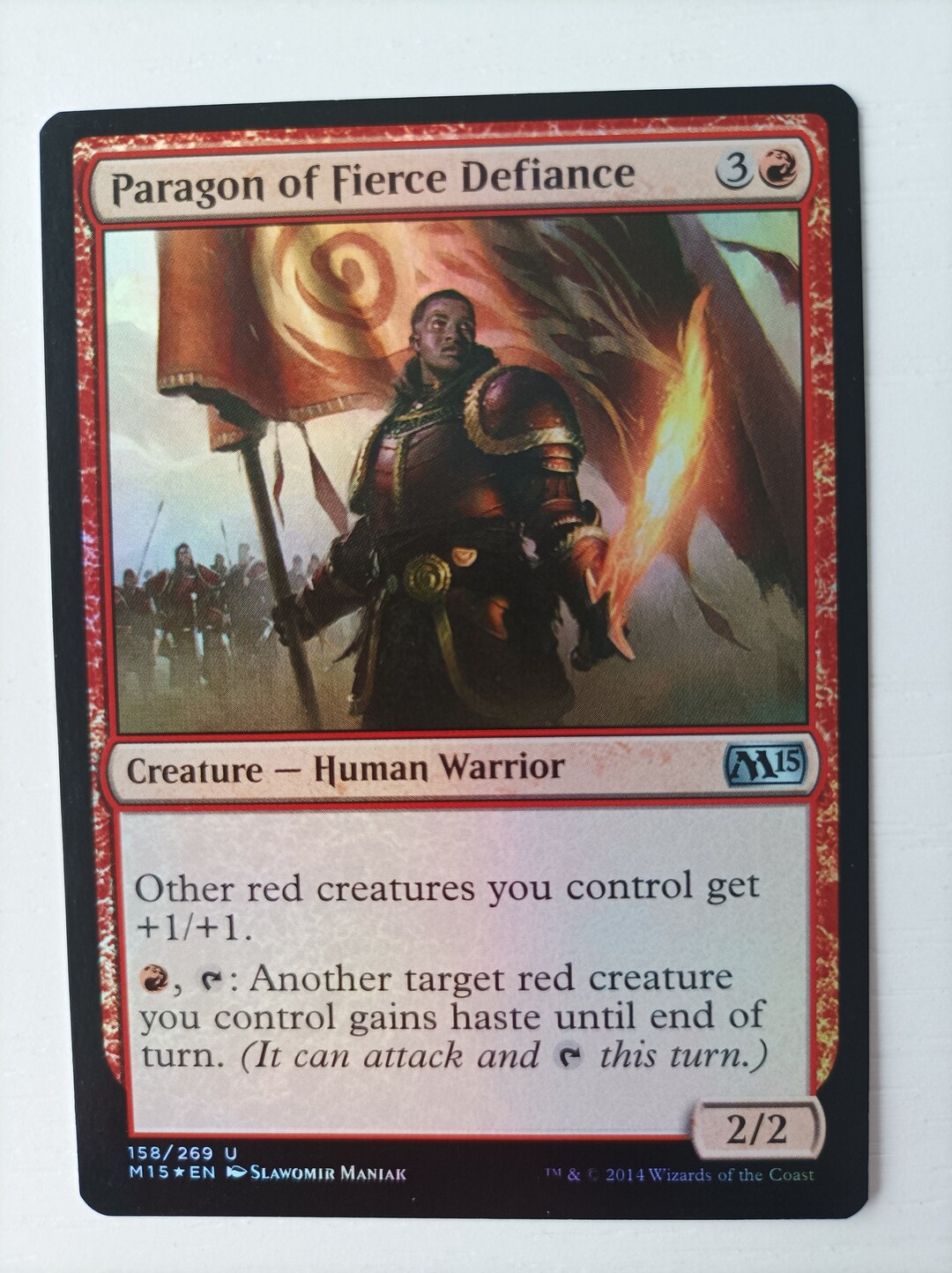 Paragon of Fierce Defiance – Slawomir Maniak - Magic: the Gathering ...