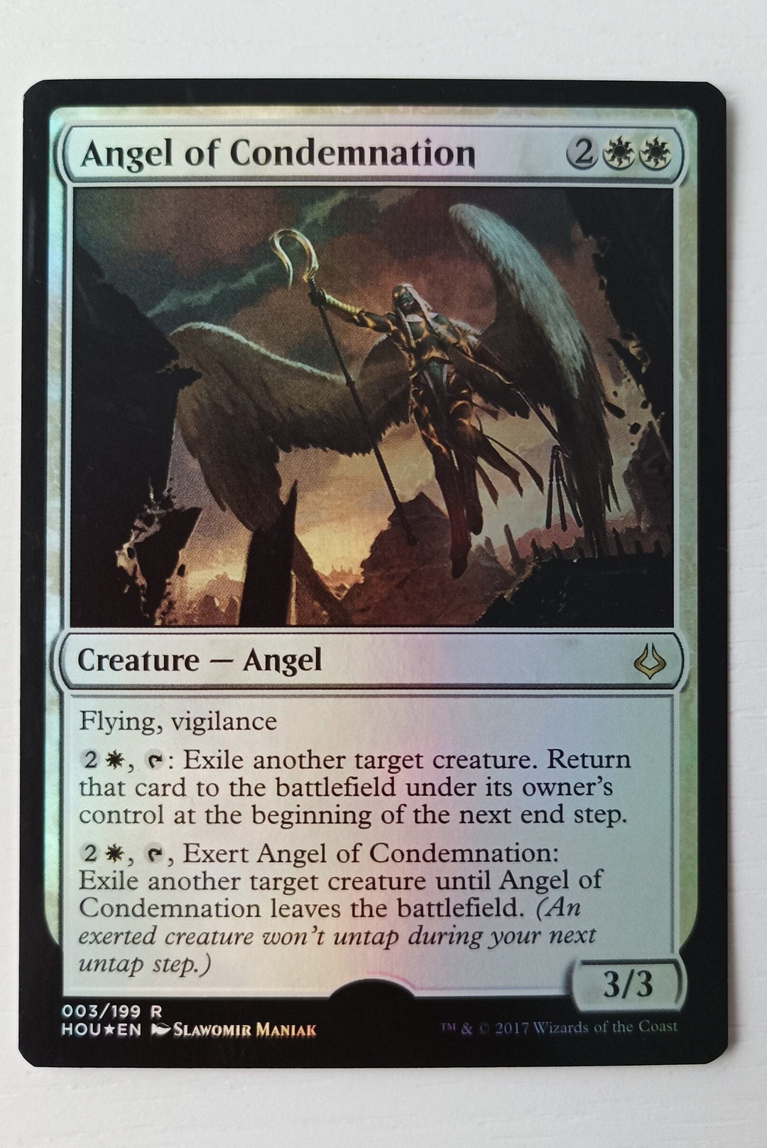 Angel of Condemnation – Slawomir Maniak - Magic: the Gathering Artproof ...