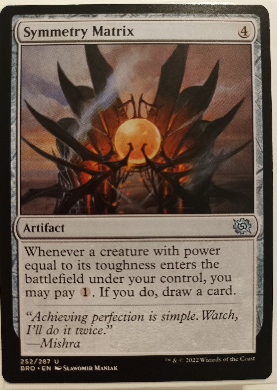 Matriz de simetría Slawomir Maniak Magic: the Gathering Artproof - Etsy ...