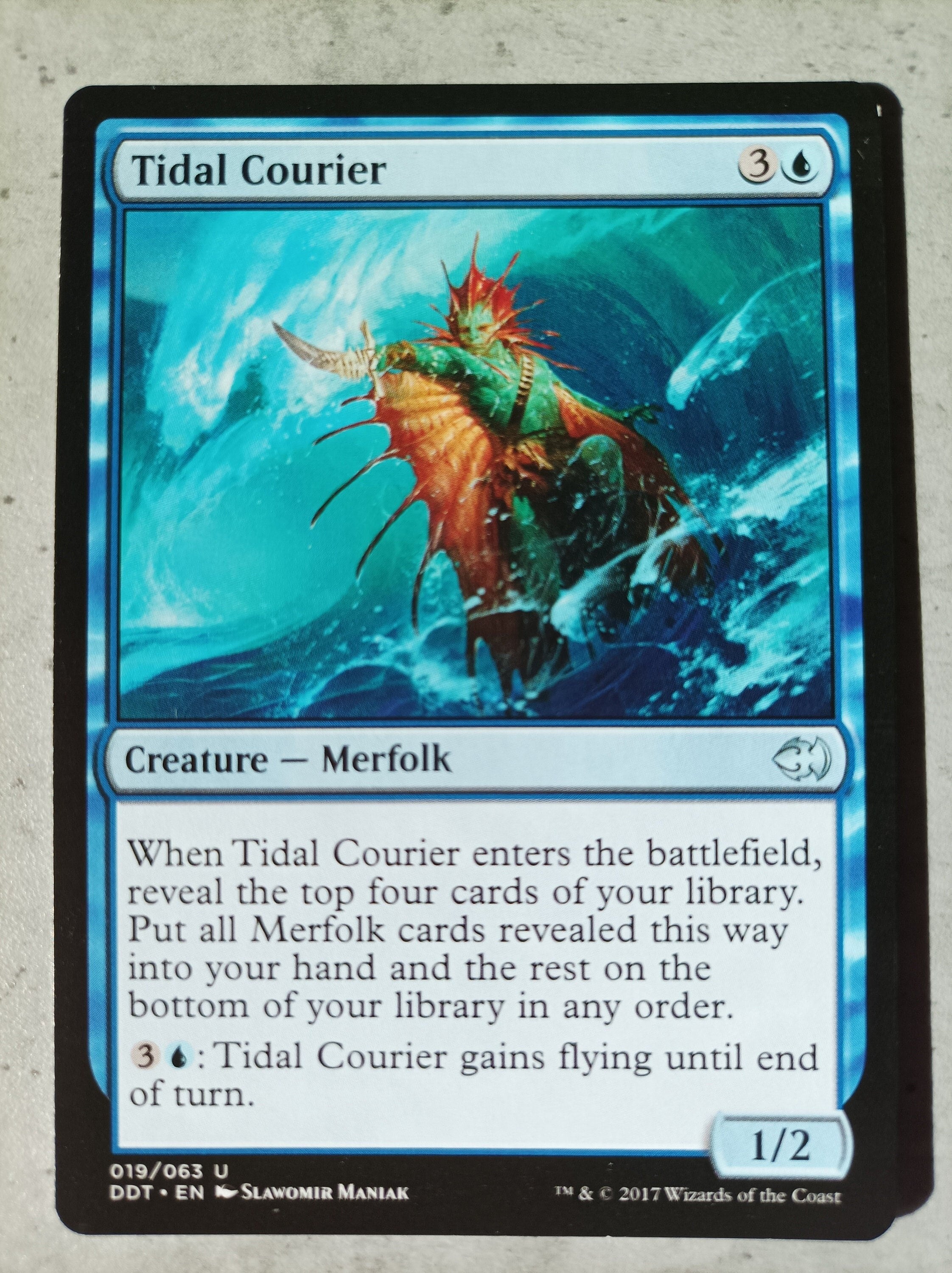 Tidal Courier – Slawomir Maniak - Magic: the Gathering Artproof - Etsy