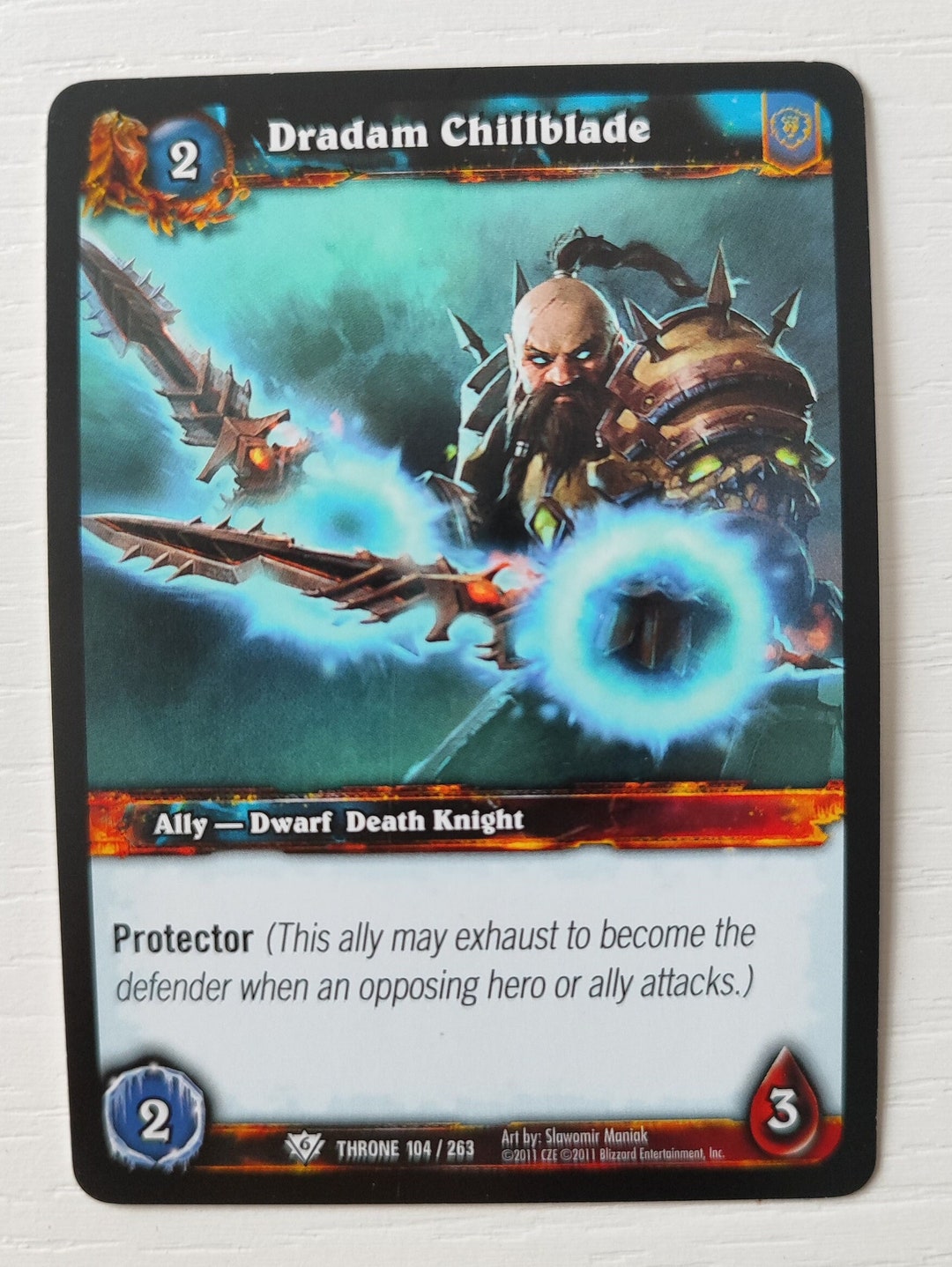 Dradam Chillblade – Slawomir Maniak - World of Warcraft TCG - Etsy