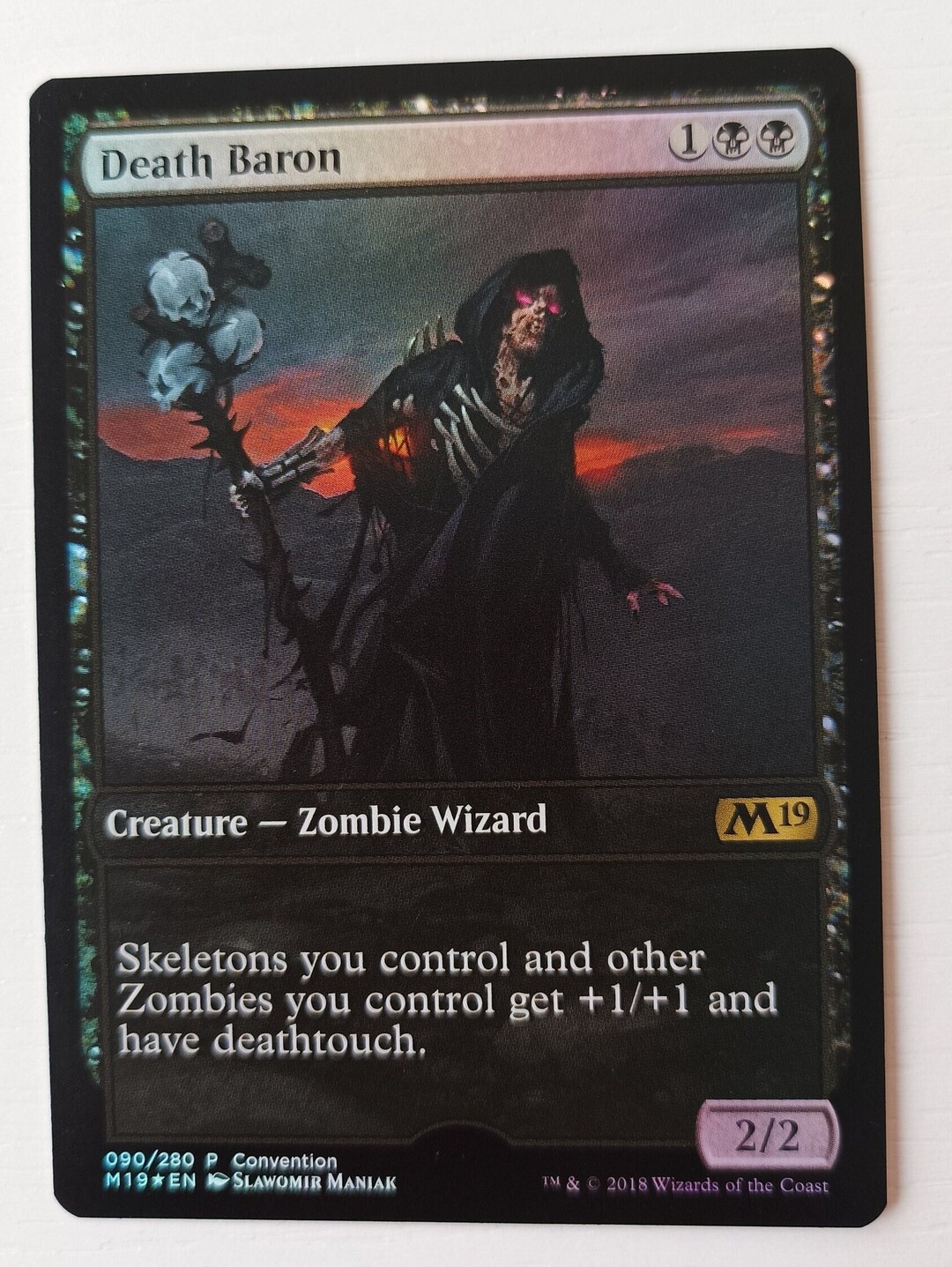 Death Baron – Slawomir Maniak - Magic: the Gathering Artproof - Etsy