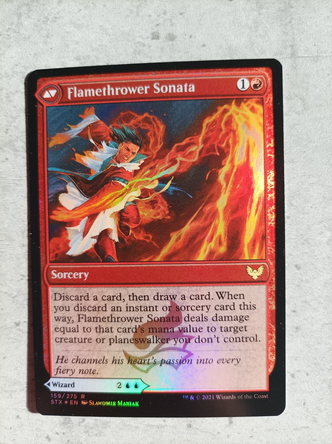 Flamethrower Sonata – Slawomir Maniak - Magic: the Gathering Artproof ...