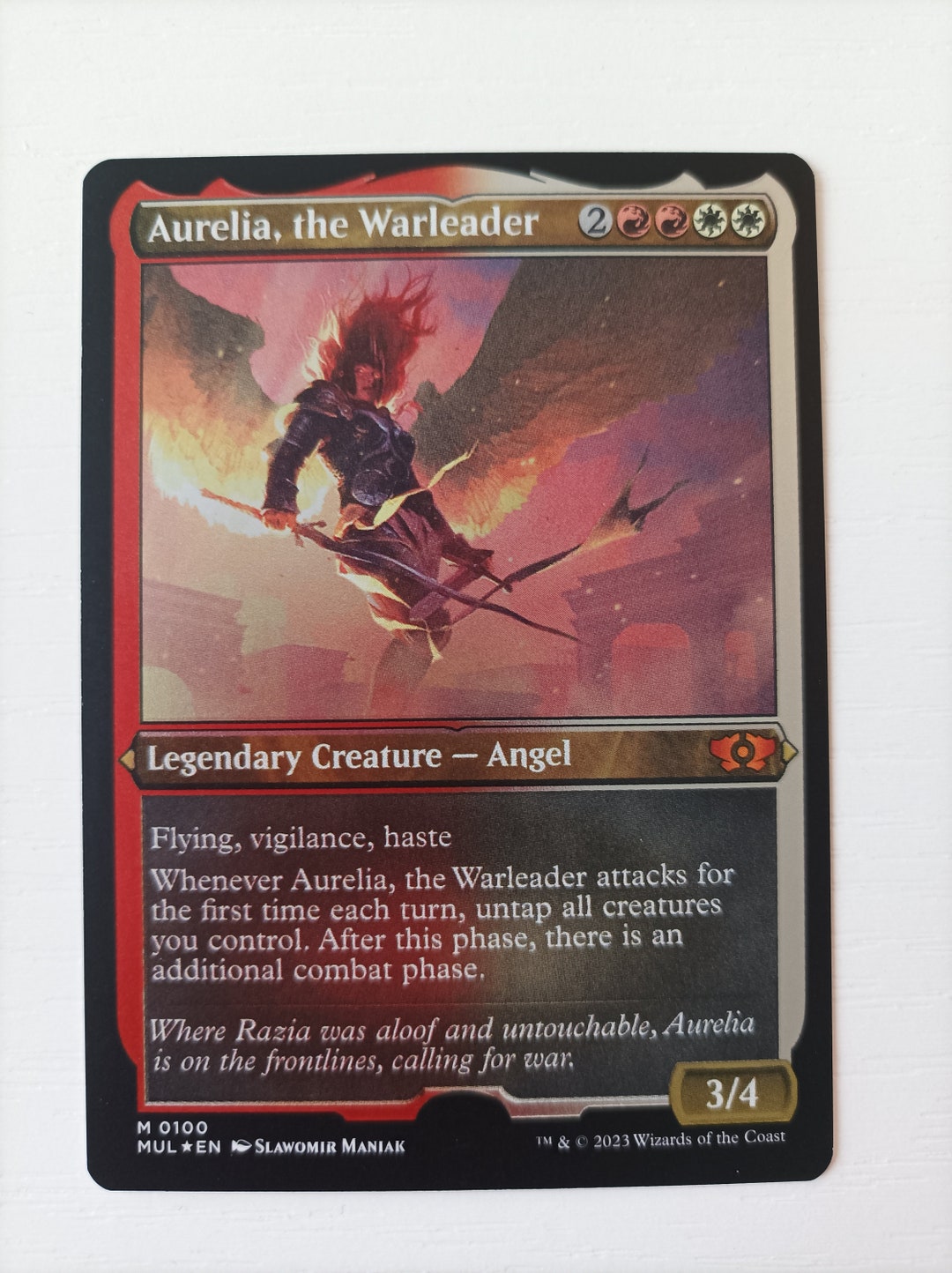 Aurelia, the Warleader – Slawomir Maniak - Magic: the Gathering ...
