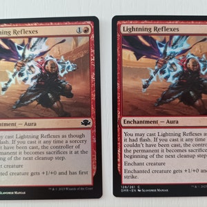 Lightning Reflexes – Slawomir Maniak - Magic: the Gathering Artproof - Etsy