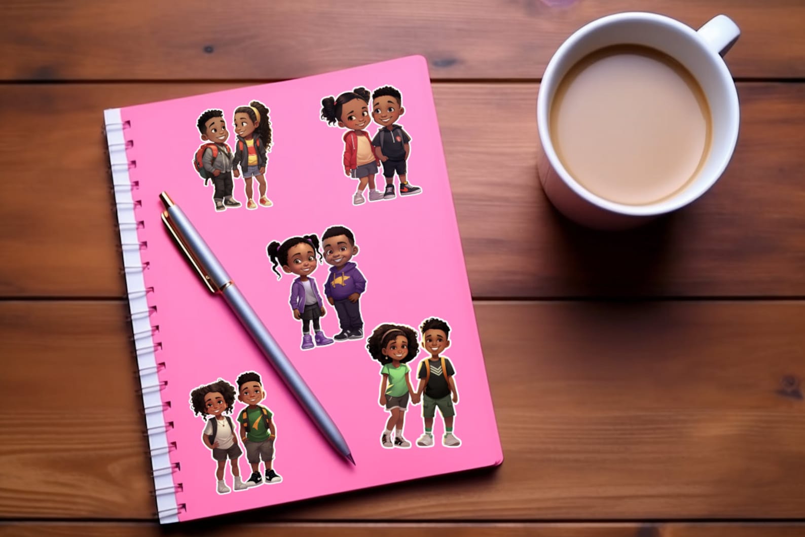 15 Cute Black Kids Clipart, Black Children PNG, Friends Png, Black Boys ...