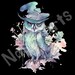 154 PNG Witches Watercolor Clipart Bundle, Mystical Clipart, Witchcraft ...