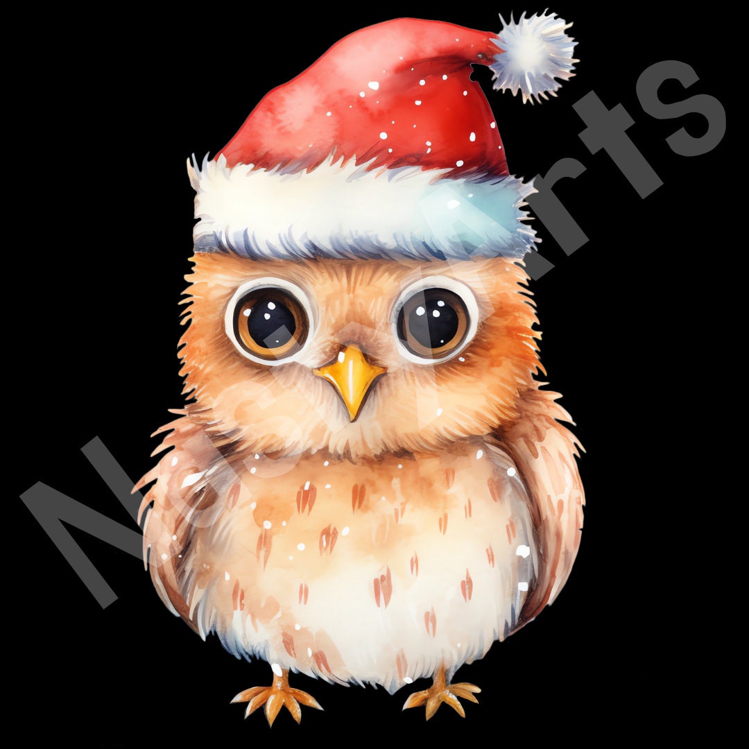 64 PNG Woodland Christmas Clipart, Cute Forest Animal, Xmas, Watercolor ...