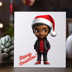 16 Christmas Black Boys Clipart, Black Boy PNG, Friends, Boy Clip Art ...