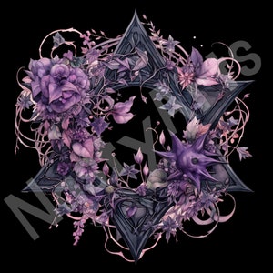 Watercolor Dark Witch Clipart: Mystical PNG Set (digital Download) - Etsy