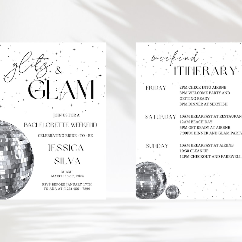 Sparkly Glam Decorations - Etsy