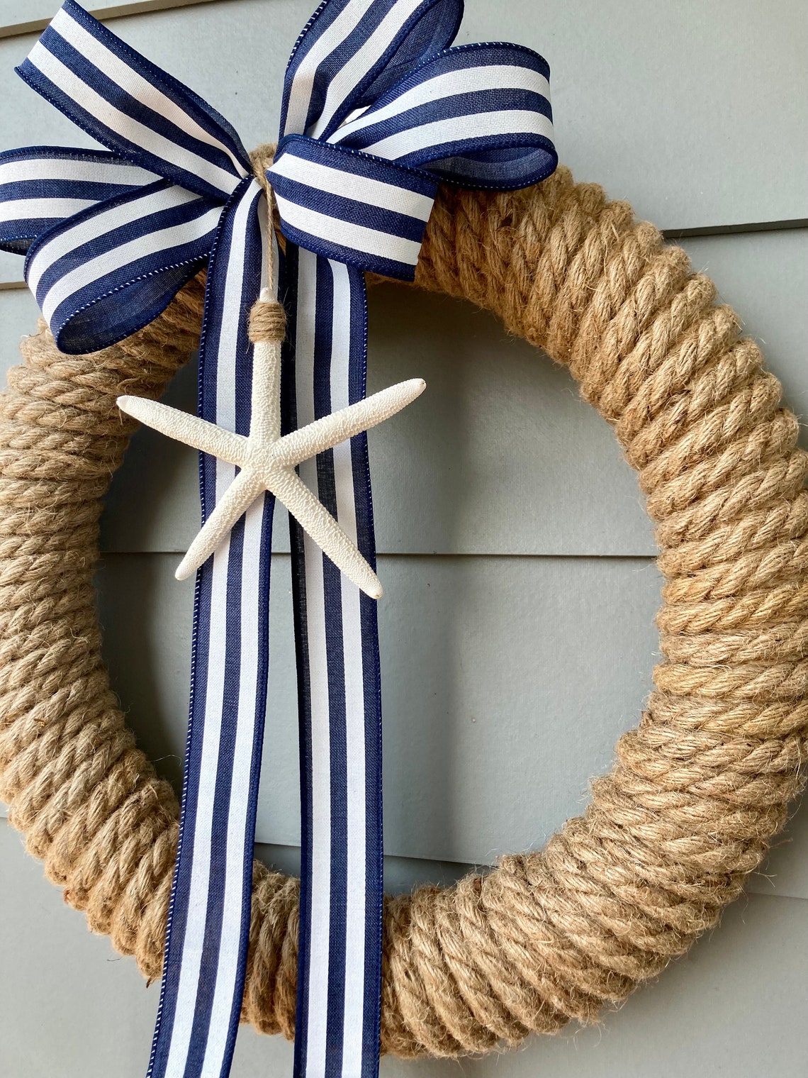 Nautical Wreath for Front Door, Beach Wreath for Front Door, Coastal ...